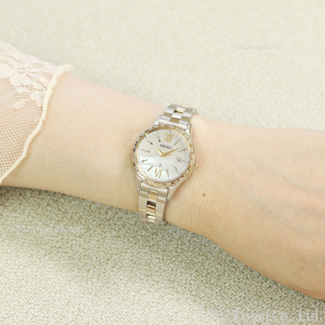 セイコー ルキア SEIKO LUKIA 電波 ソーラー SSVV084 腕時計 レディース Standard Collection ...